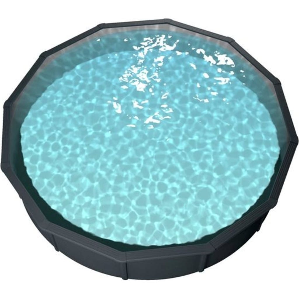 Steinbach Nuovo Pool de Luxe II Ø 550 x 120 cm - Anthrazit - pools.shop