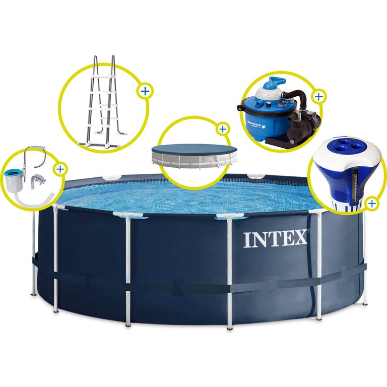 Intex Frame Pool Rondo 366 x 122 cm - Komplettset Basic, 1 Set - pools.shop