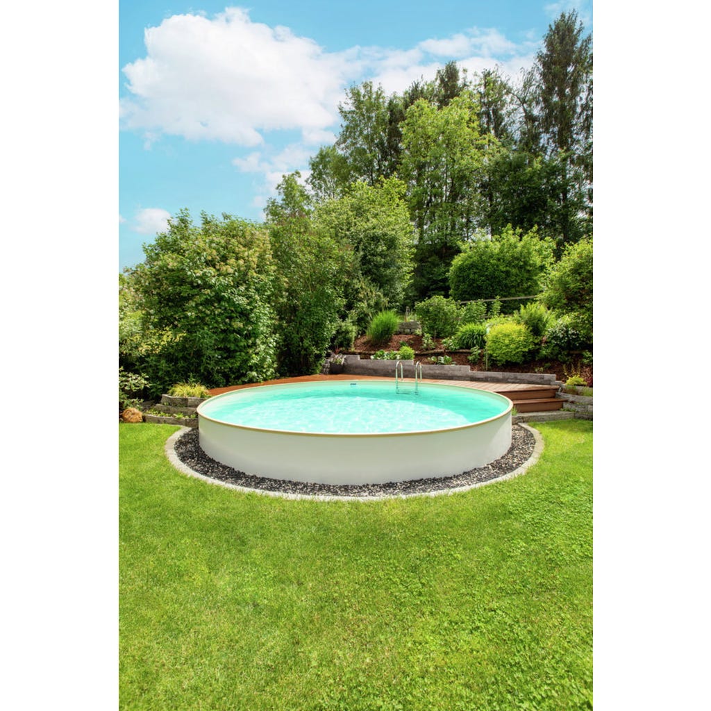 Steinbach Styria Pool Rund Ø 400 x 120 cm - pools.shop