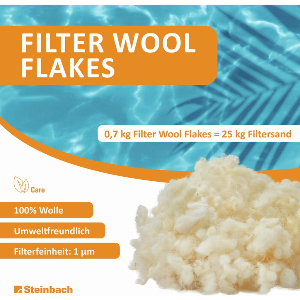 Steinbach Filter Wool Flakes, 700 g - pools.shop