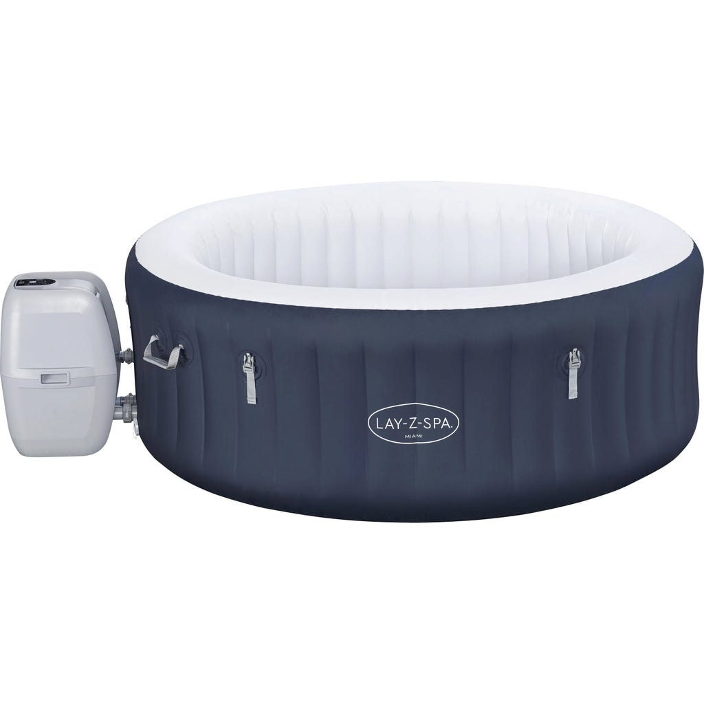 Bestway Spa Gonflable LAY-Z-SPA® Miami AirJet Ø 180 x 66 cm – 4 ...