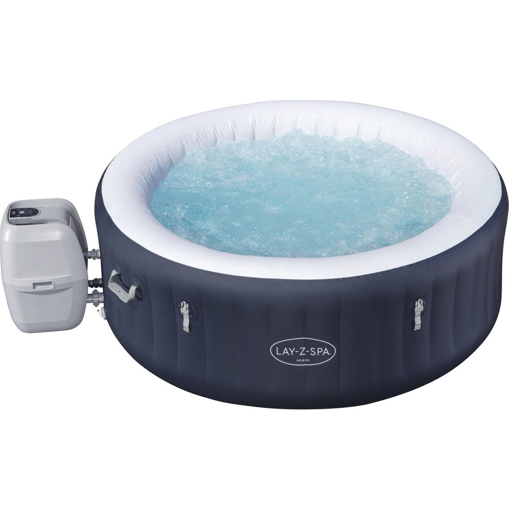 Bestway Spa Gonflable LAY-Z-SPA® Miami AirJet Ø 180 x 66 cm – 4 ...